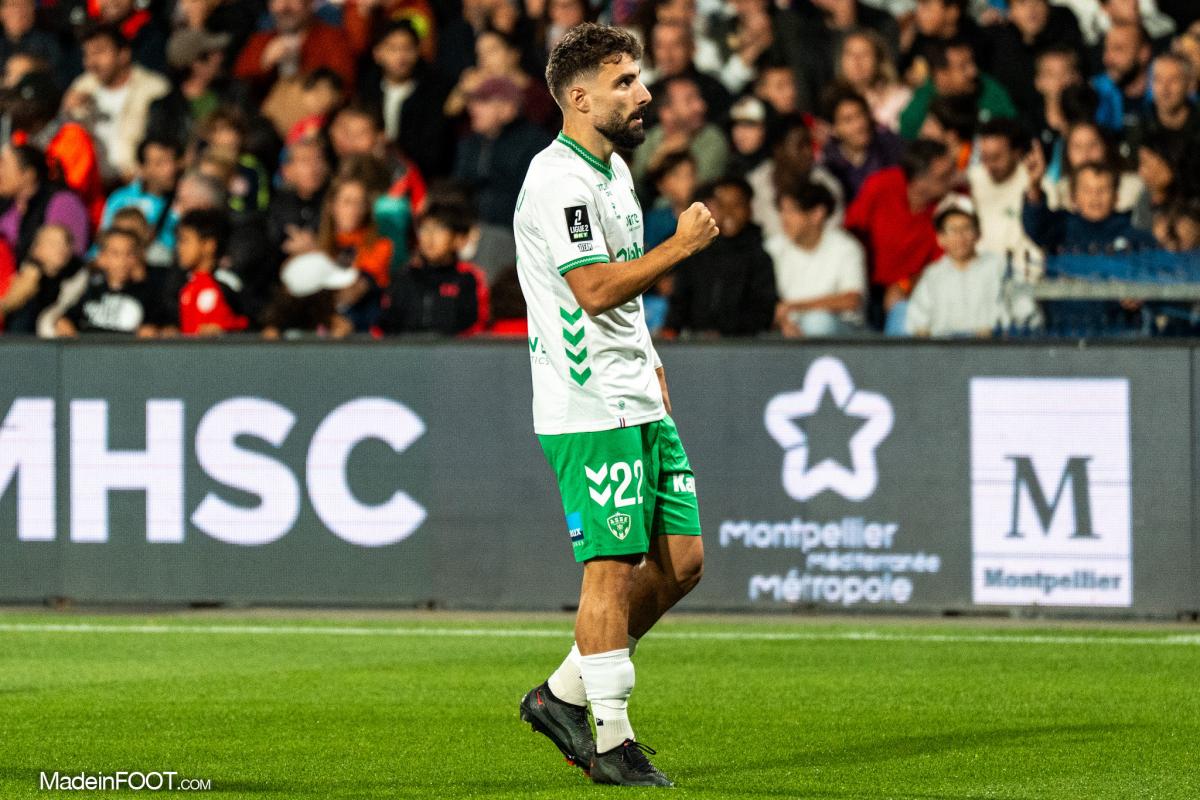 ASSE - La réaction du double buteur Zuriko Davitashvili après la ...